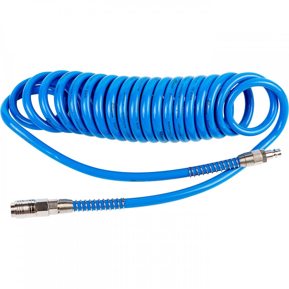 5M Spiraal Luchtslang 8x5 mm – Pneumatische Hogedrukslang ...